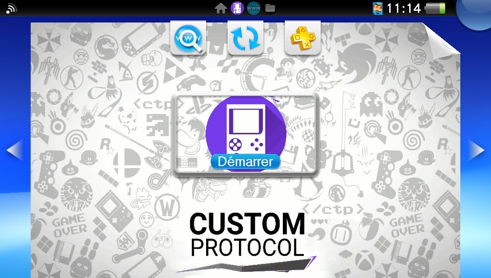vita ctp shortcut - Custom Protocol